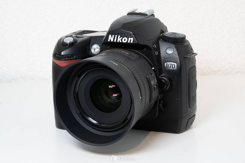 Nikon D70 Infrarot inkl. AF-S Nikkor 35mm f/1.8G DX (Gebraucht) in Möriken AG für CHF 160 – mit ...
