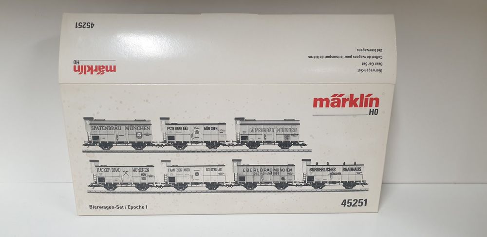 Märklin Historisches Bierwagen- Set H0/AC 45251 (Neu und ...