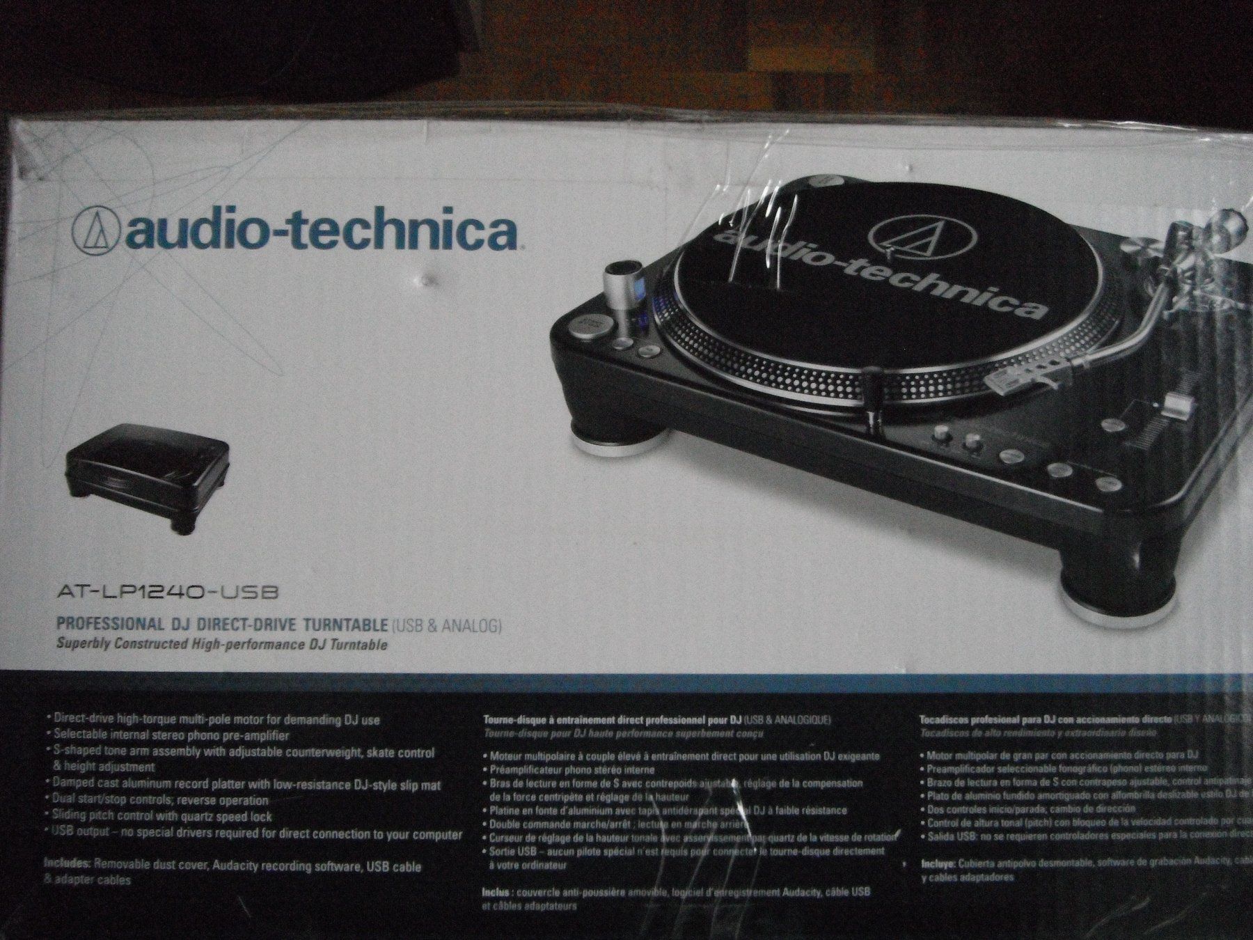 Audio-Technica AT-LP1240-USB: Platine Vinyle Pro - État N... (Neu und ...