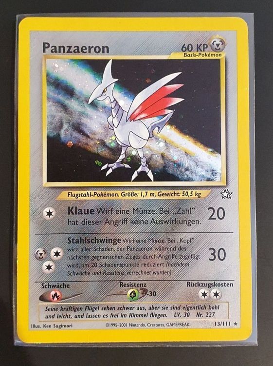 Panzaeron Holo [Skarmory] Neo Genesis (PL/LP) (Gebraucht) in Zürich für CHF 9 – mit Lieferung ...