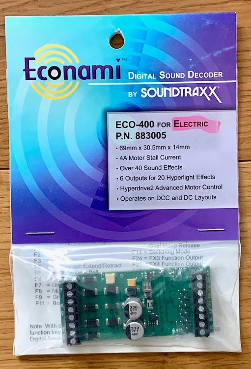Econami DCC Sound Decoder 883005 Electric O-Loks (Neu und ...
