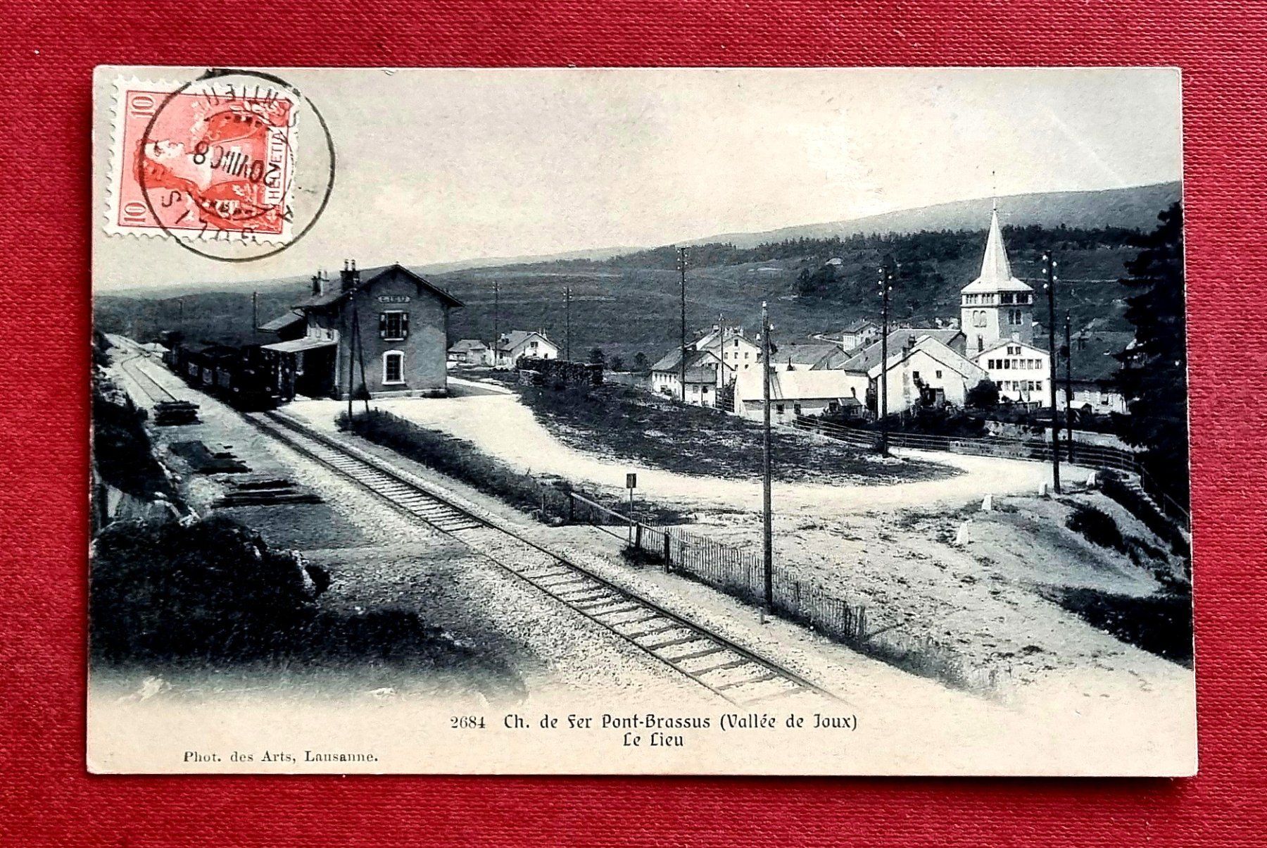 Le Lieu - Gare - Bahnhof - Chemin der Fer Pont-Brassus -1908 (Gebraucht ...