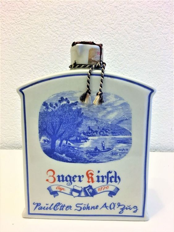 Etter Zuger Kirsch 1949 Porzellanflasche (Neu und originalverpackt) in Elsau für CHF 3999 – mit ...
