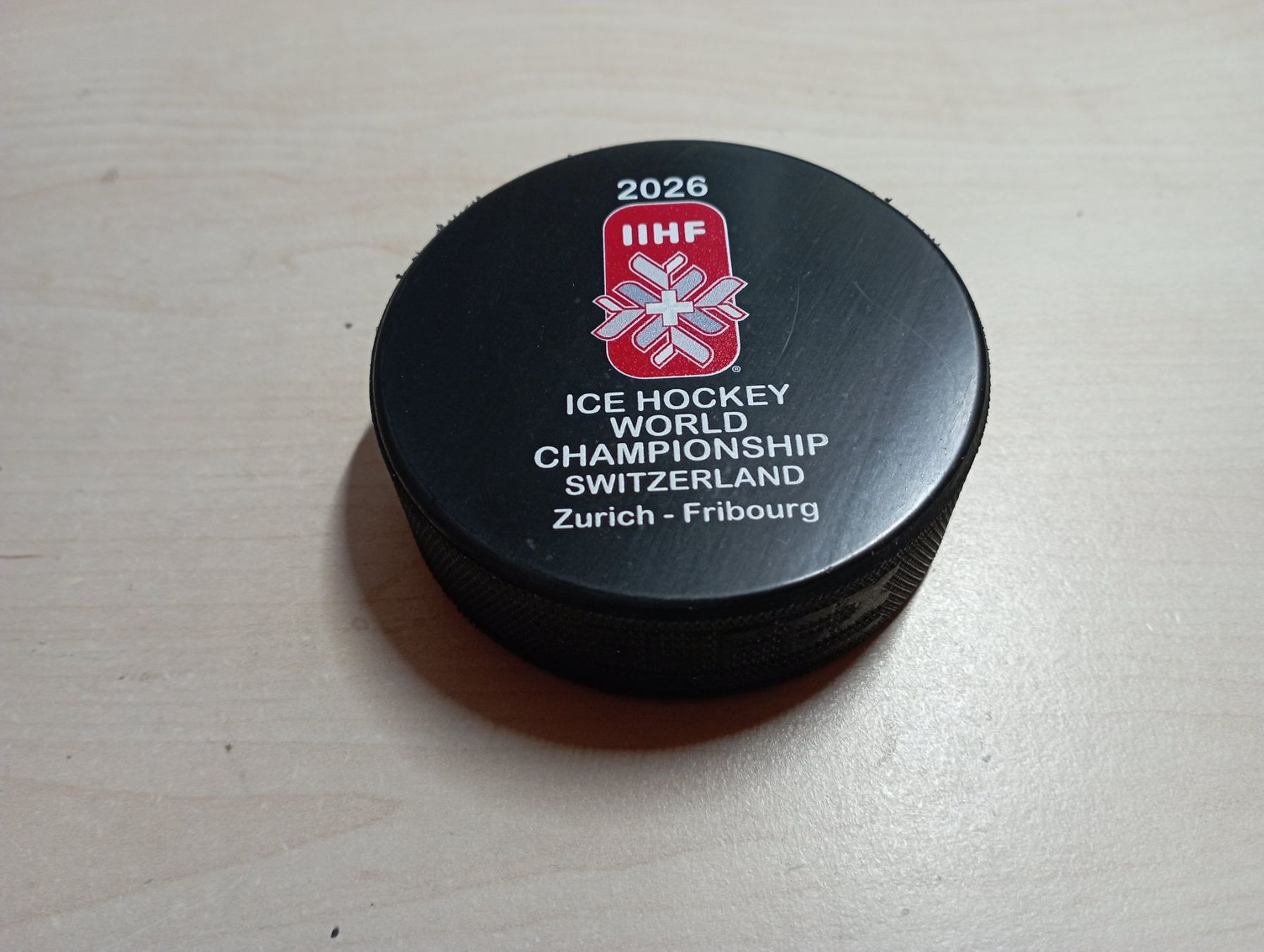 IIHF Eishockey-WM 2026 Schweiz Logopuck *Januaraktion* (Neu (gemäss ...