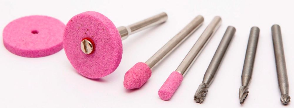 8 teil. Schleif- + Gravierset mini zu Dremel Multitool usw. (Neu und ...