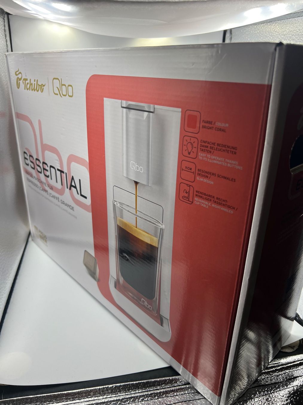 Tchibo Qbo Essential Kapselmaschine - Neuwertig, Coral! (57) (Neu und ...