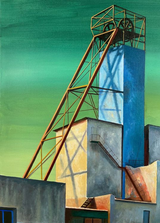 Valentin Rusin (1958) grosses Gemälde (Gebraucht) in Root für CHF 1310 ...