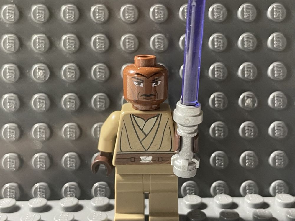 LEGO Star Wars - Mace Windu Minifigur mit Lichtschwert (Gebraucht) in ...
