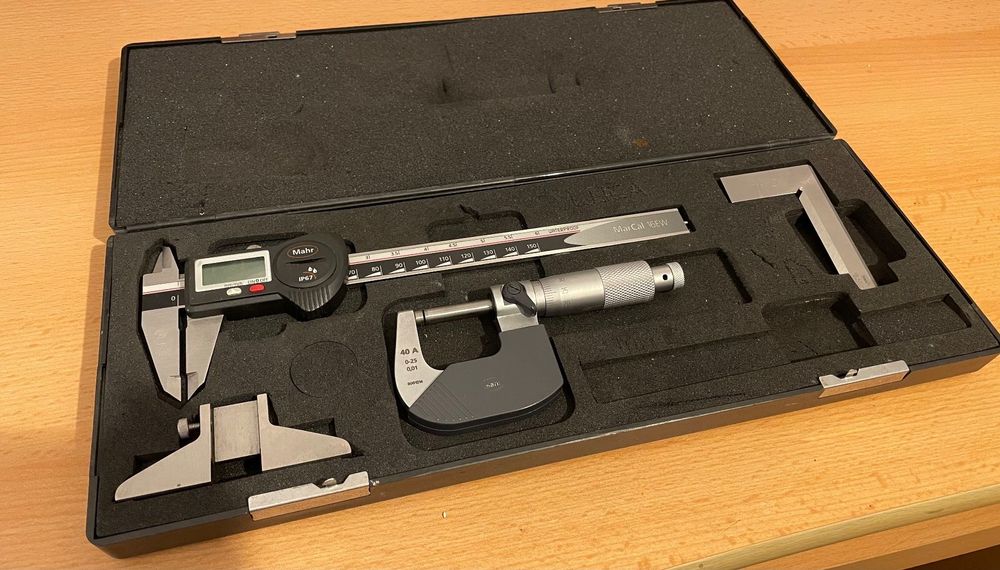 Mess - Set Schieblehre inkl. Mikrometer von Mahr (Gebraucht) in Augst ...