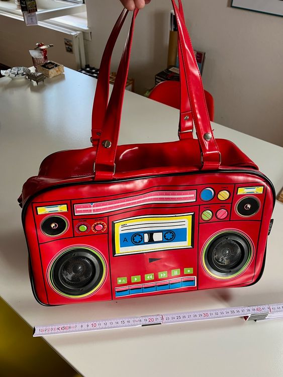 Retro Boombox Bag with Working Speakers Vintage 1990s Y2K (Gebraucht ...