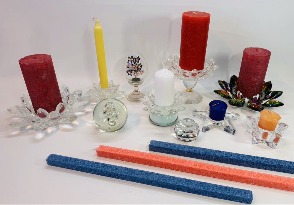 Grosses Glas-Deko Set – FM Austria, Glasi Hergiswil (Gebraucht) in ...