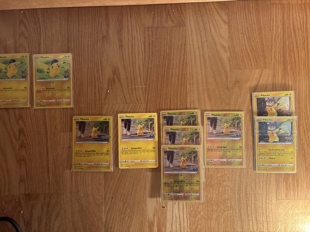 Pokemon Go pikachu Set 6 Karten | Kaufen auf Ricardo