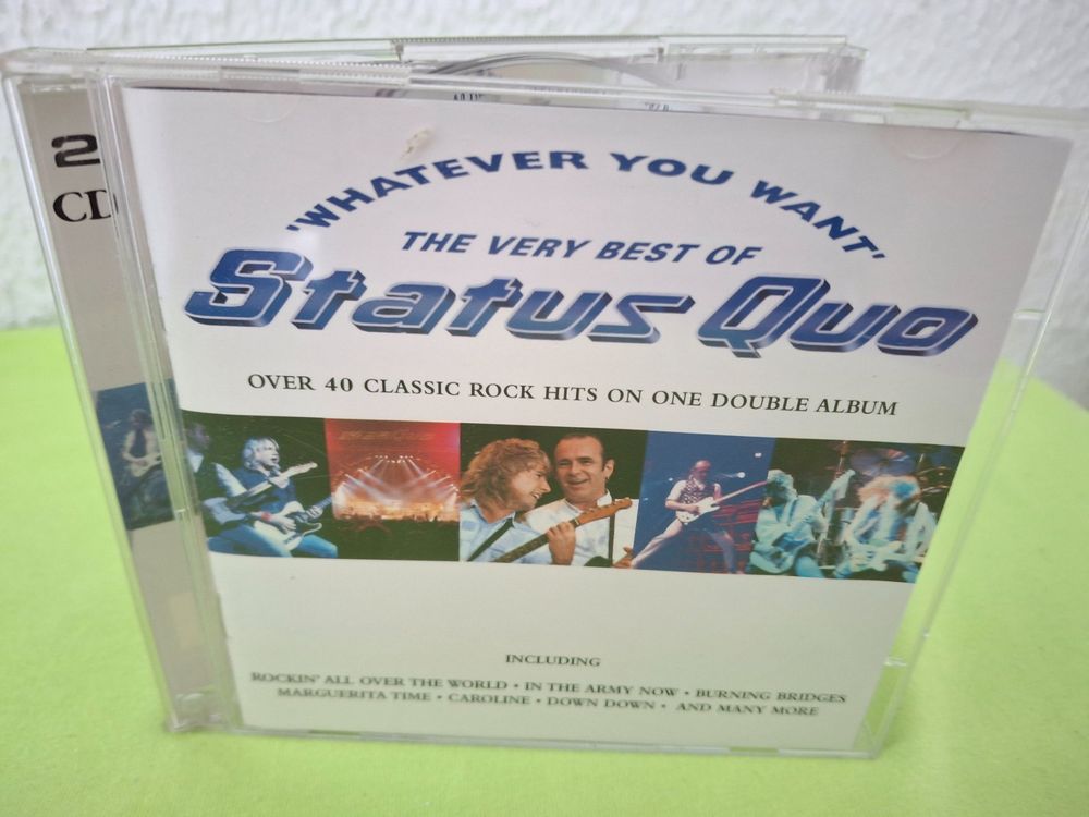 2CD Status Quo - Whatever You Want - The Very Best (Gebraucht) in Aarberg für CHF 4 – mit ...