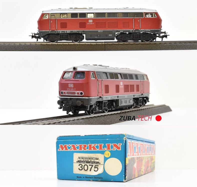 Märklin 3075 Diesellok BR 216 DB, H0 WS (Gebraucht) in St. Gallen für CHF 40.5 – mit Lieferung ...
