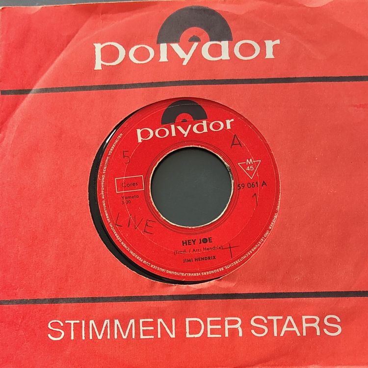 Vinyl-Single Jimi Hendrix - Hey Joe (Gebraucht) in Langenthal für CHF 7 ...