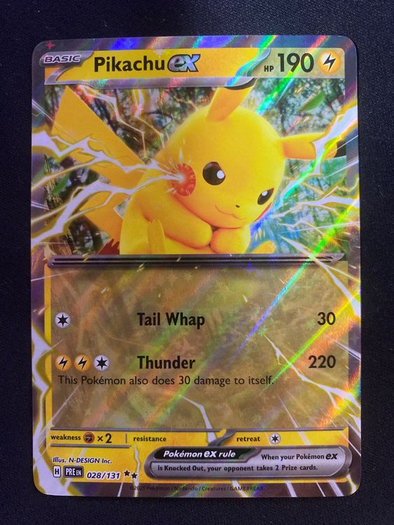 Pikachu ex 28 - Prismatic Evolutions - EN | Kaufen auf Ricardo