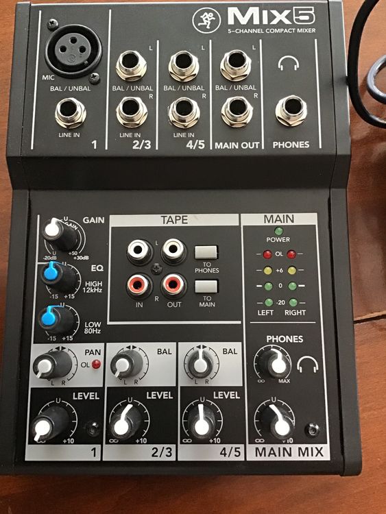 Mixer mackie Mix 5 | Kaufen auf Ricardo