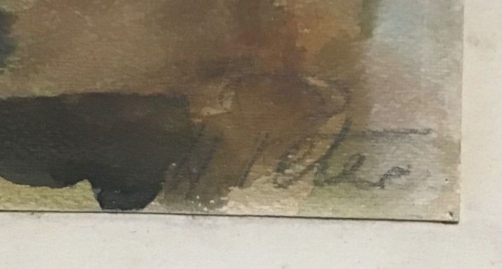 Schlafender Junge Aquarell Unleserlich Signiert (Gebraucht) in Root für CHF 5 – mit Lieferung ...