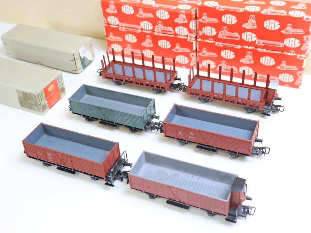 HAG 6 x SBB Güterwagen Set H0 - schöne Modelle für Sammler (Gebraucht ...
