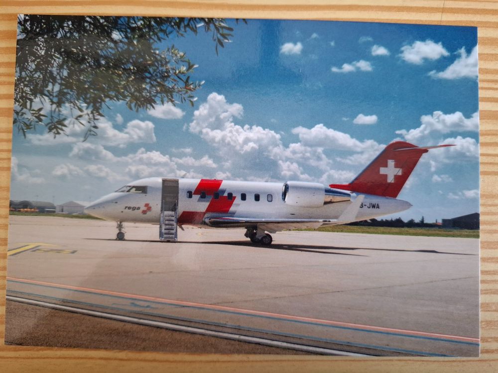 Rega Postkarte - Challenger 650 (Gebraucht) in Domat/Ems für CHF 2 ...