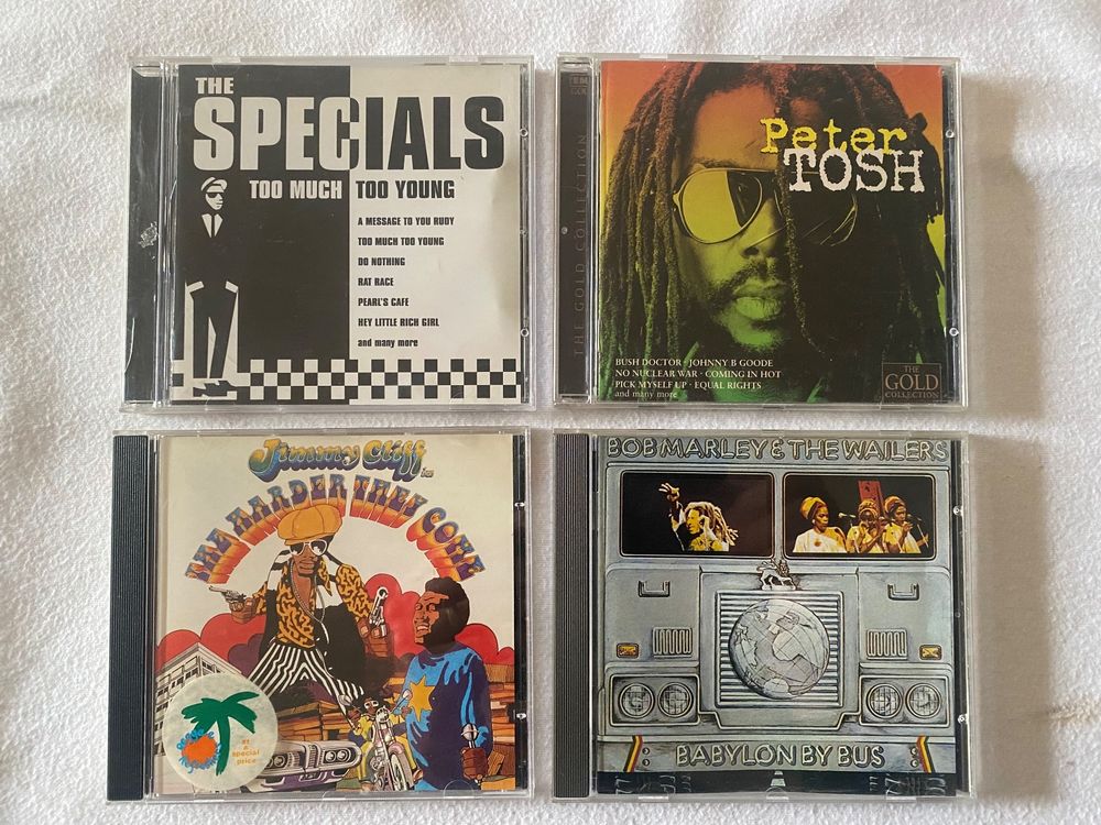 4x Reggae - Jimmy Cliff, Bob Marley, Peter Tosh, The Special | Kaufen auf Ricardo