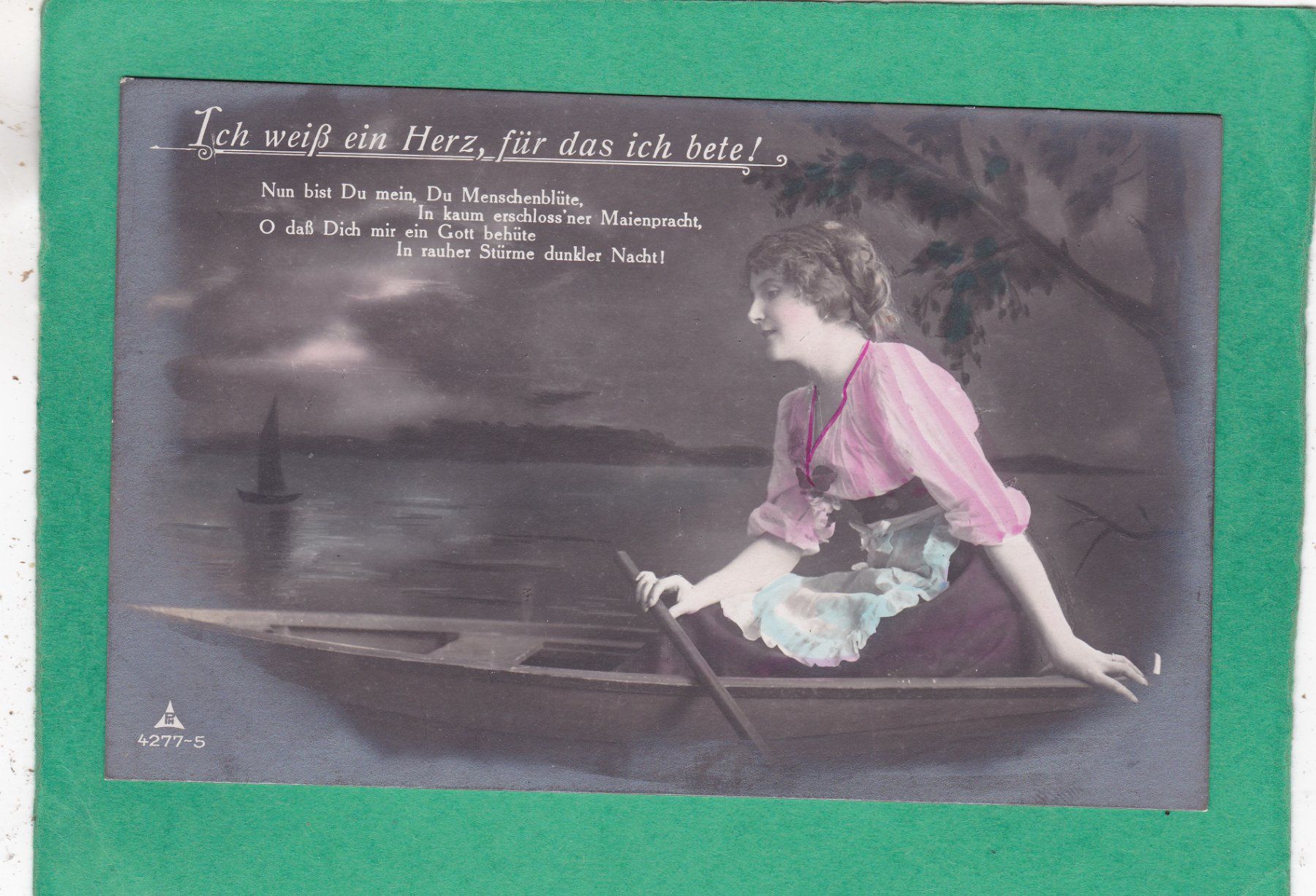 Kitsch Frau im Boot Ich weiss ein Herz ..... (Gebraucht) in Herisau für ...