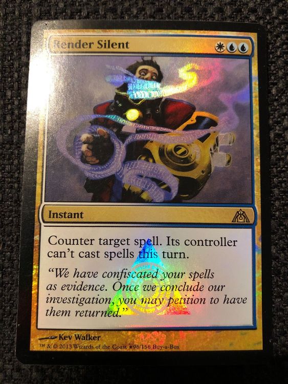 Mtg Render Silent foil | Kaufen auf Ricardo
