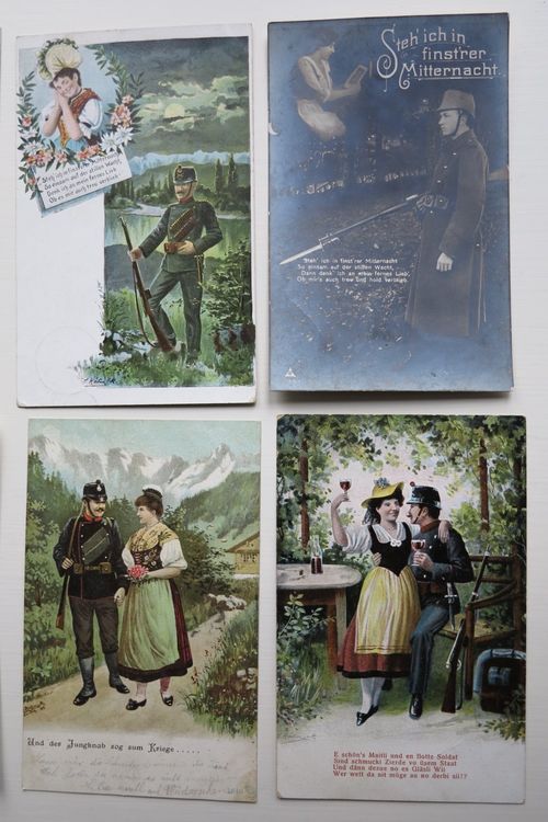 8 alte AK CH Militär Spruch (Gebraucht) in Zug für CHF 10 – mit Lieferung auf Ricardo kaufen