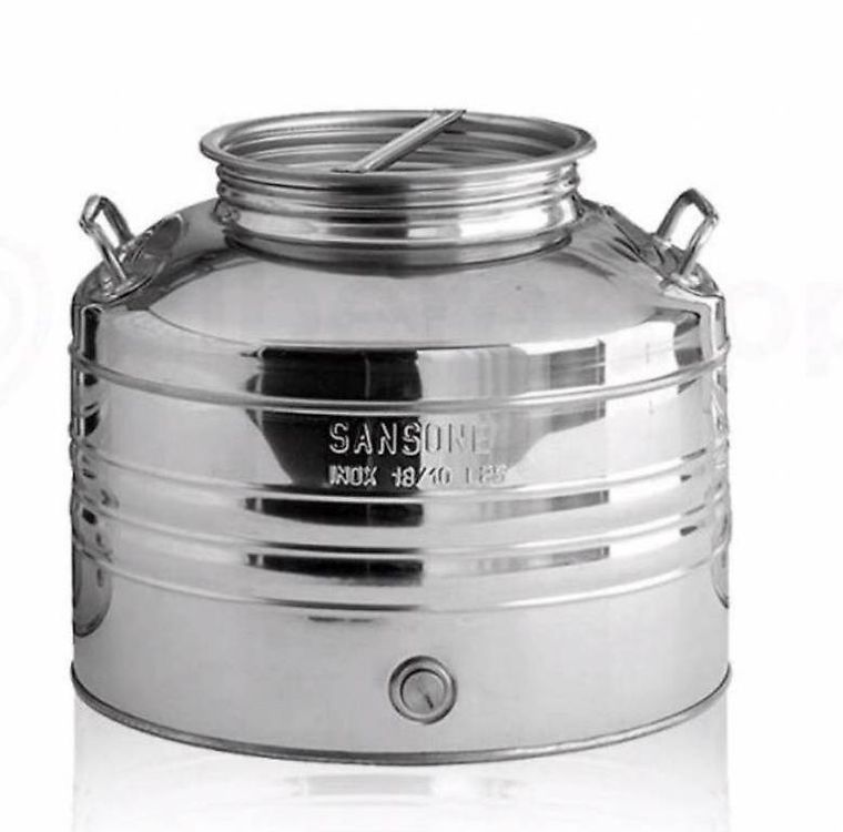 Récipient/cuve à liquide en inox (D'occasion) à Lentigny pour CHF 60 ...