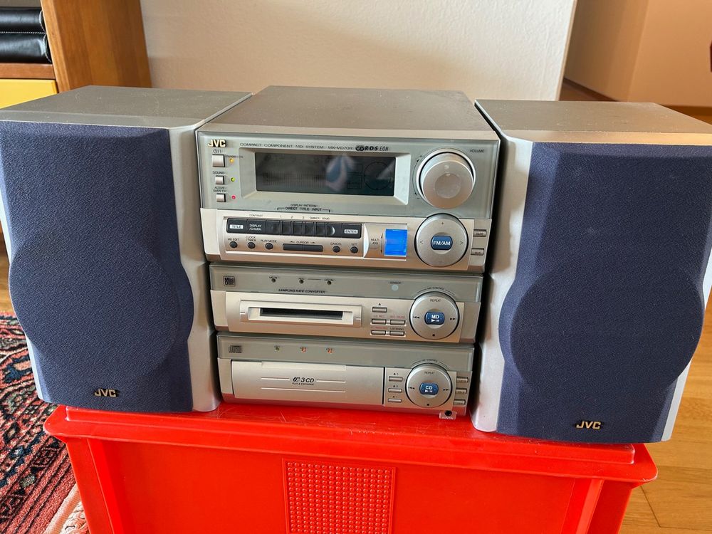 JVC Stereo Anlage Minidisc Player/Recorder mit 3CD,Radio (Gebraucht) in ...