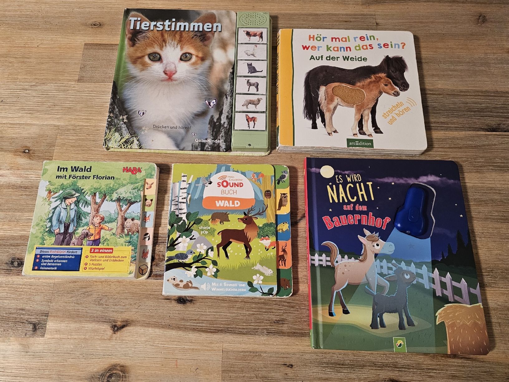 5 tolle interaktive Kinderbücher mit Sound bzw. Puzzle (Gebraucht) in ...