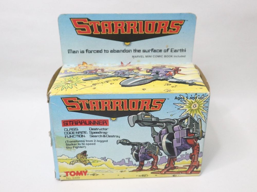 1984 Tomy Starriors Starruner Roboter made in Japan Dino (Neu (gemäss ...
