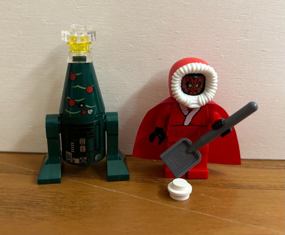 Lego Star Wars Figuren Santa Darth Maul und " Tannenbaum " (Gebraucht ...