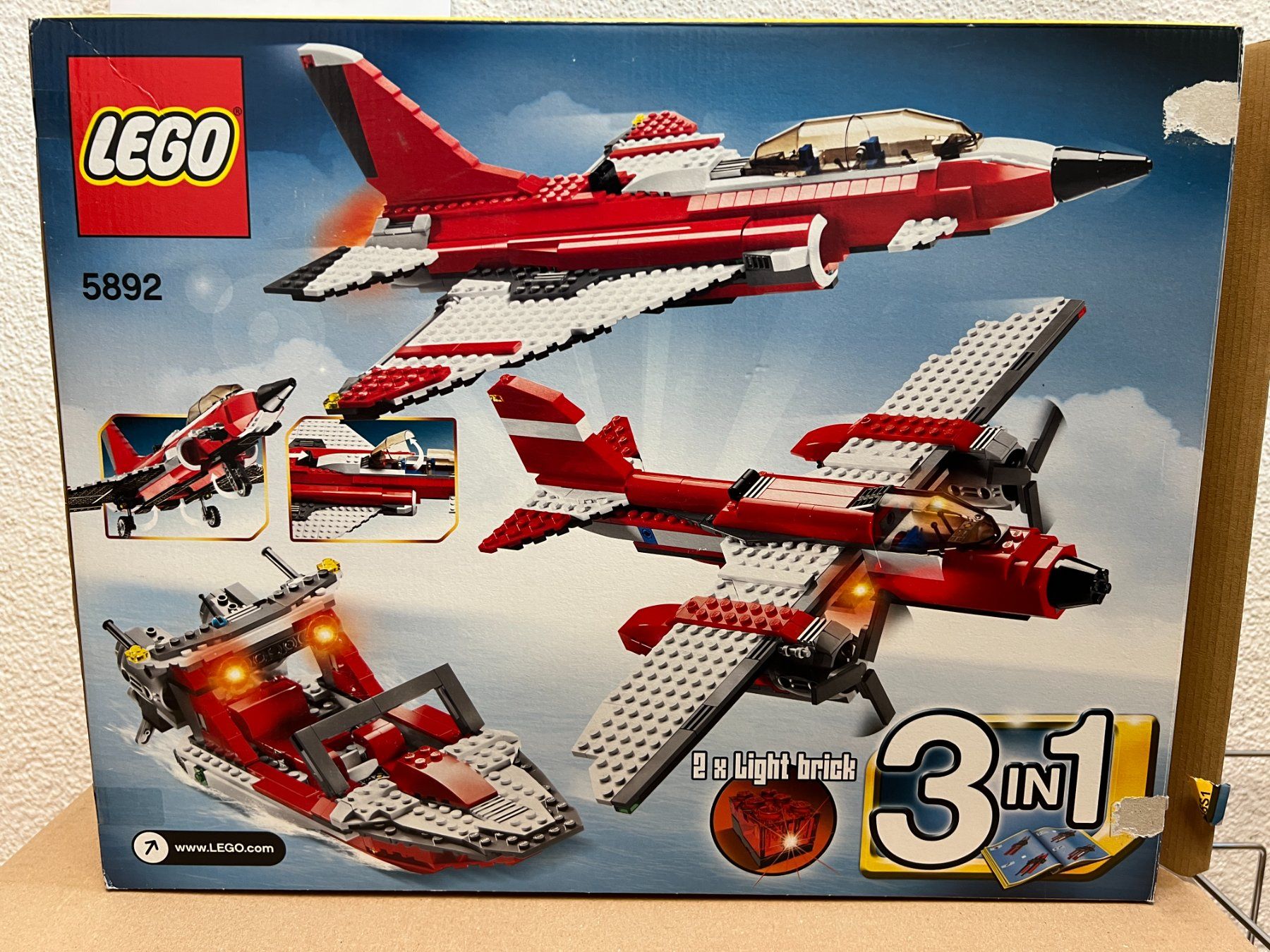 LEGO Creator 5892: Flugzeug 3 in 1 - Top Zustand, komplett! (Neu ...