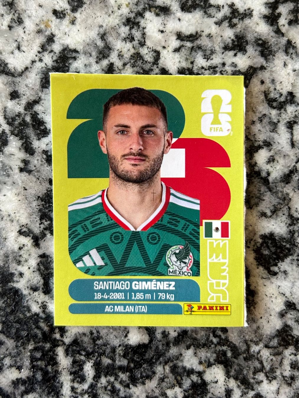 Panini FIFA WM 2026 Sticker: GIMÉNEZ Santiago ⚽️ (Neu und ...
