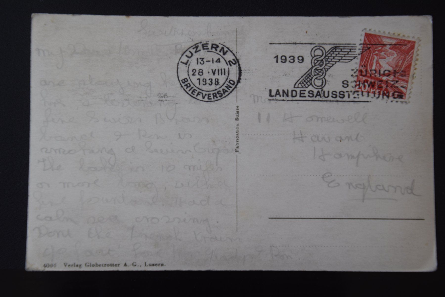 AK Luzern, Bahnhof 1938 (Gebraucht) in Luzern für CHF 5 – mit Lieferung ...