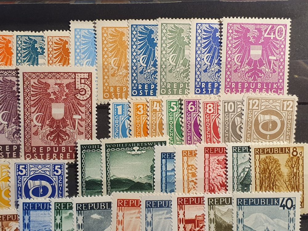 Österreich postfrisch 1945 ** - sehr saubere & schöne Serien (Gebraucht ...