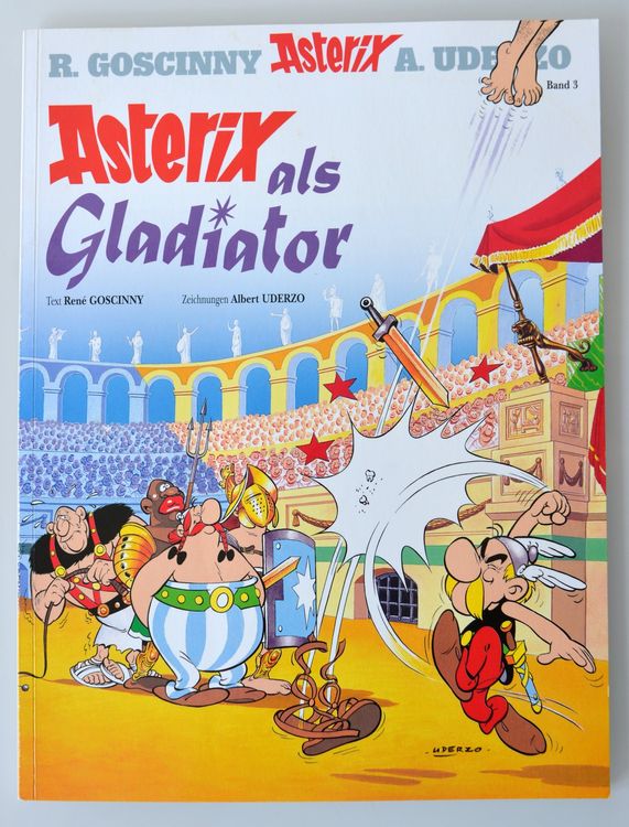 2x ASTERIX als Gladiator + Der Kampf der Häuptling Band 3+4 | Kaufen auf Ricardo