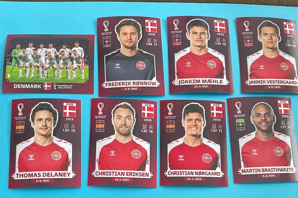 Panini WM 2022 Qatar - DÄNEMARK 8x | Kaufen auf Ricardo