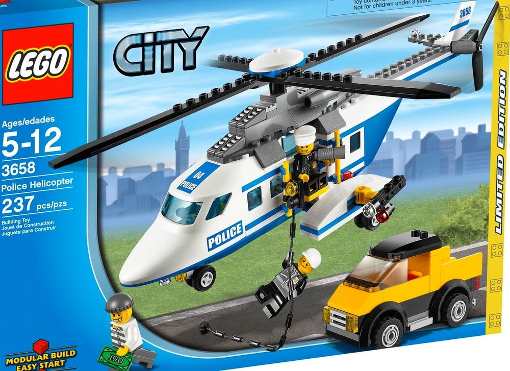 Lego 3658 Polizei Helikopter / Police Helicopter (2011) City | Kaufen ...