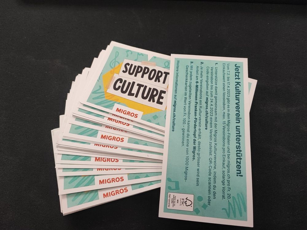 42 migros support culture bons. | Kaufen auf Ricardo