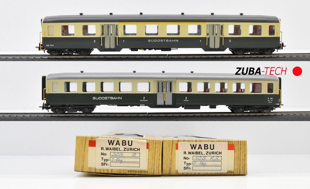 Wabu 2x Leichtstahlwagen der SOB H0 GS mit OVP | Kaufen auf Ricardo