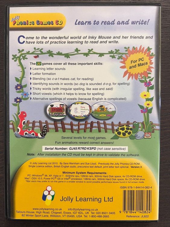 Jolly Phonics - Game CD (Gebraucht) in Zürich für CHF 4.9 – mit ...