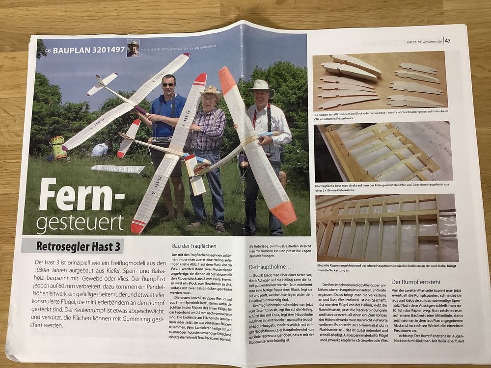 RETROSEGLER HAST Bauplan 320 1497 (Neu (gemäss Beschreibung)) in ...