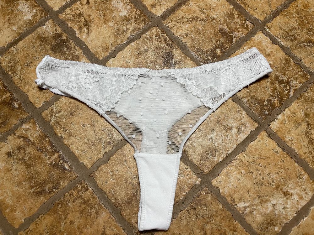 Sexy tanga di cottone con tulle e pizzo S/M (Gebraucht) in Gordevio für ...