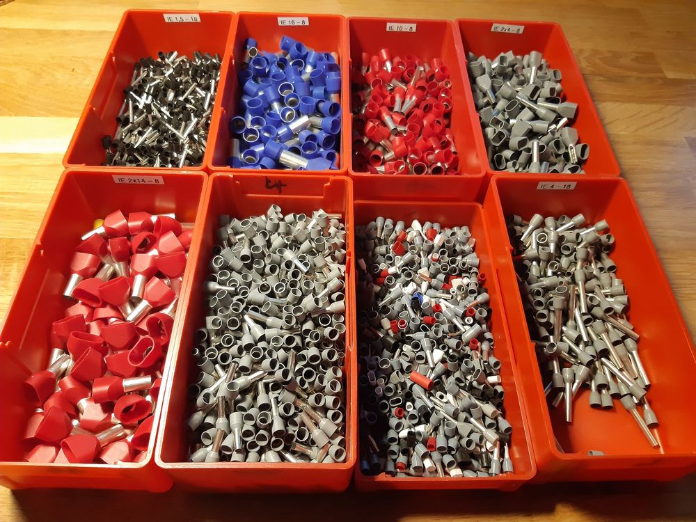Wire End Ferrule - assortment - Surplus stock + LISTA boxes (Gebraucht ...