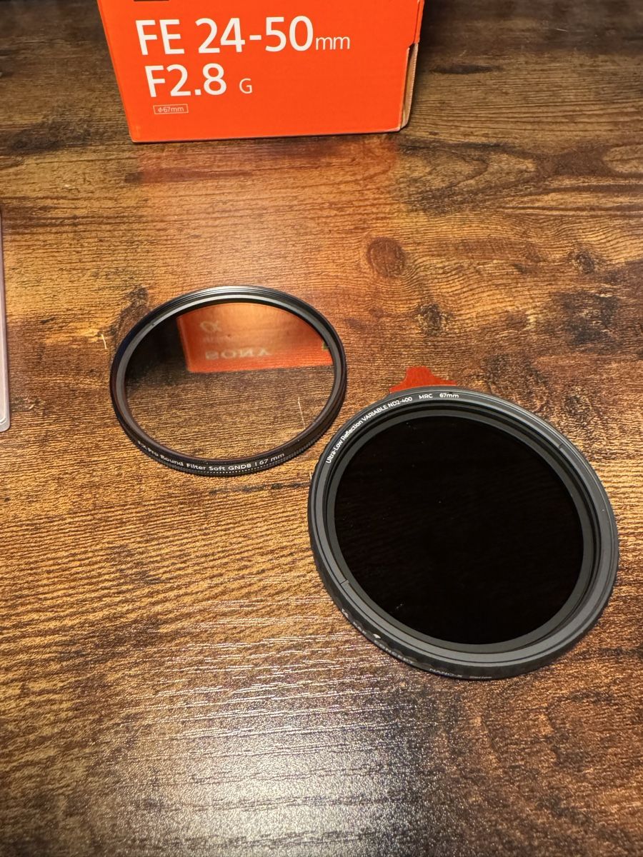 Sony FE 24-50mm f2.8 G inkl. K&F VND Filter und Rollei Filte (Gebraucht ...