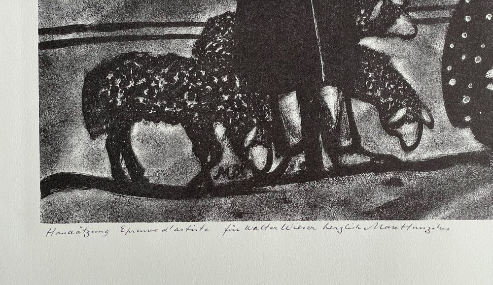 Max HUNZIKER (1901-1976) - Lithographie - Widmung/signiert | Kaufen auf Ricardo