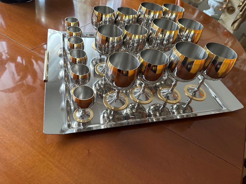 Zepter komplett-Set mit 24 Karat Vergoldung (Neu (gemäss Beschreibung ...