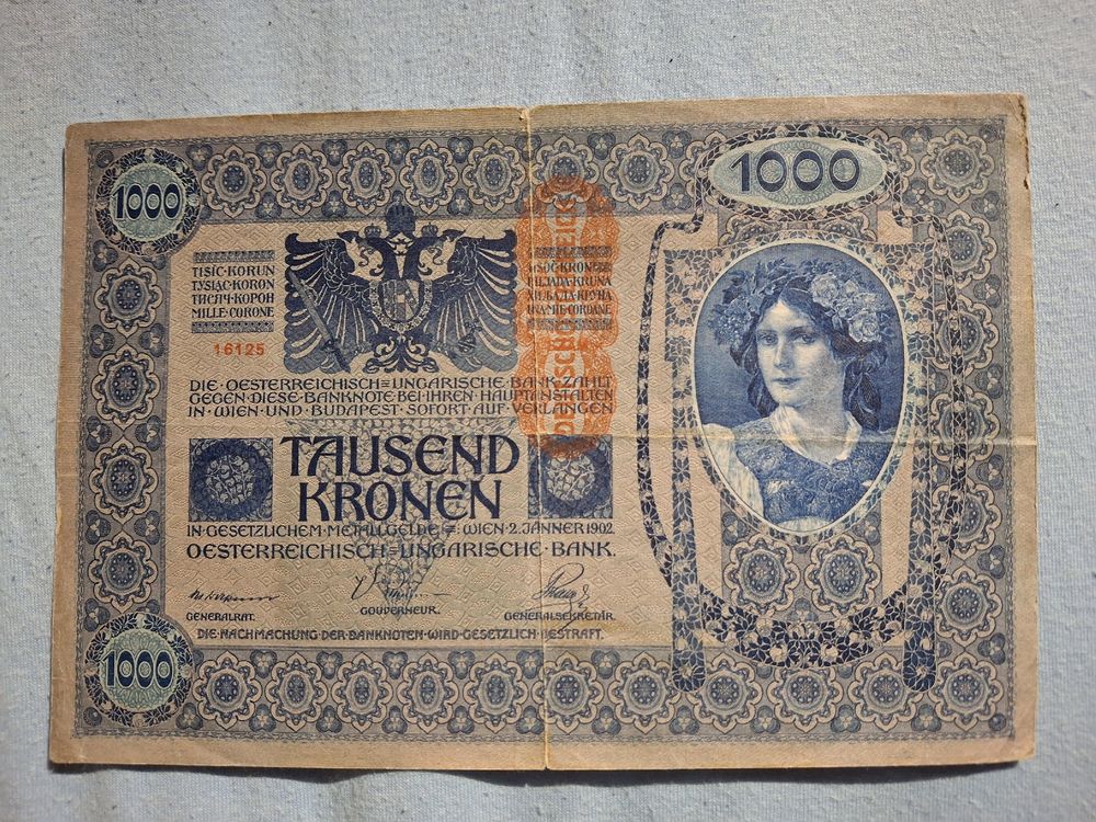 1000 Krone Note (Gebraucht) in Aadorf für CHF 5 – mit Lieferung auf ...